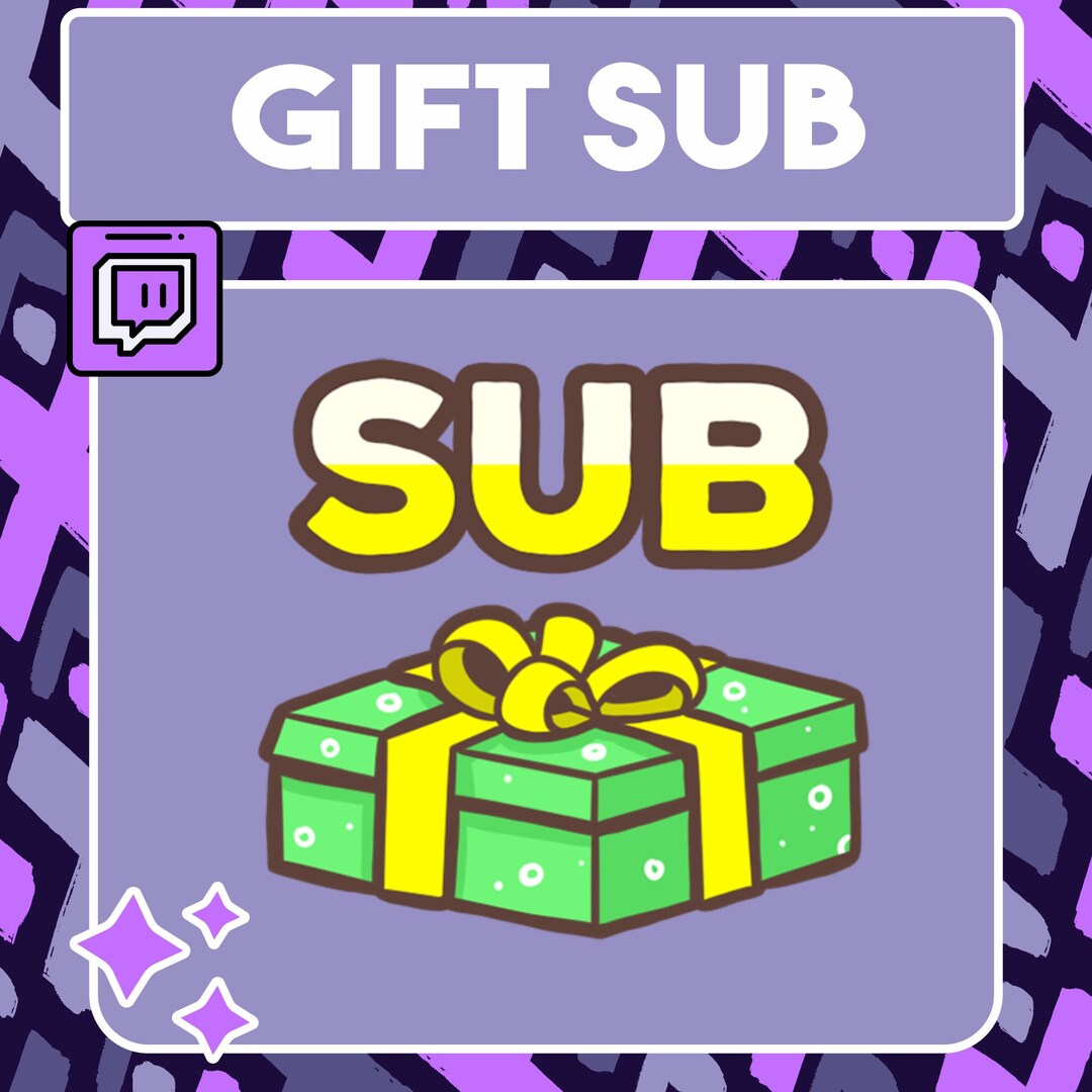 Gift Sub Emote | Twitch Emote | Youtube Emote | Discord Emote ...