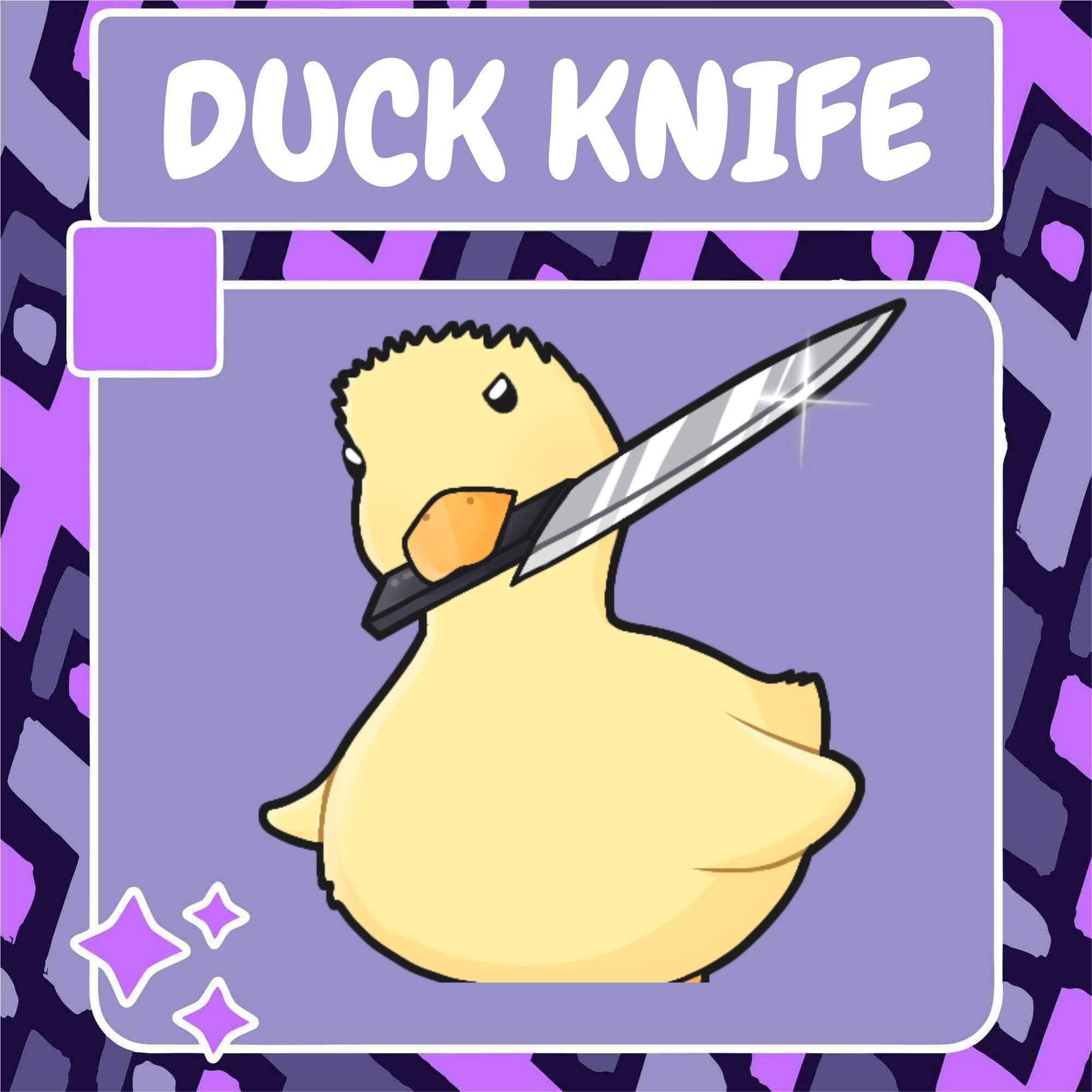 Duck Knife Emote Twitch Emote Youtube Emote Discord Emote Community ...