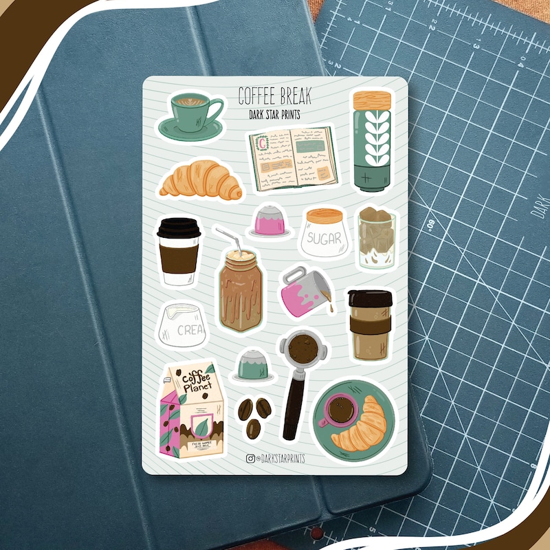 Coffee Planner Stickers - Etsy