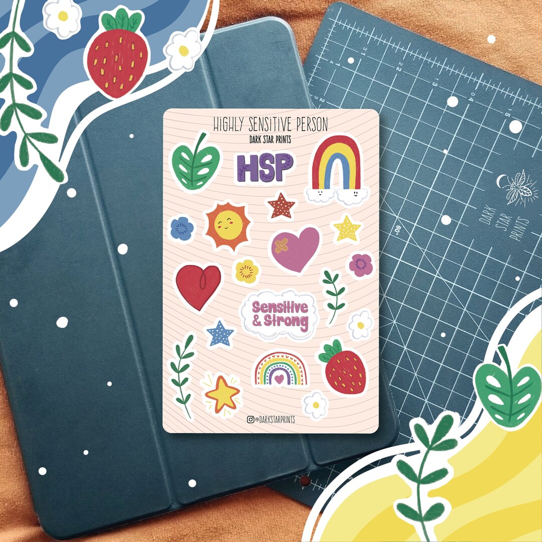 Highly Sensitive Person (HSP) Sticker Sheet - for Planners, Journals ...