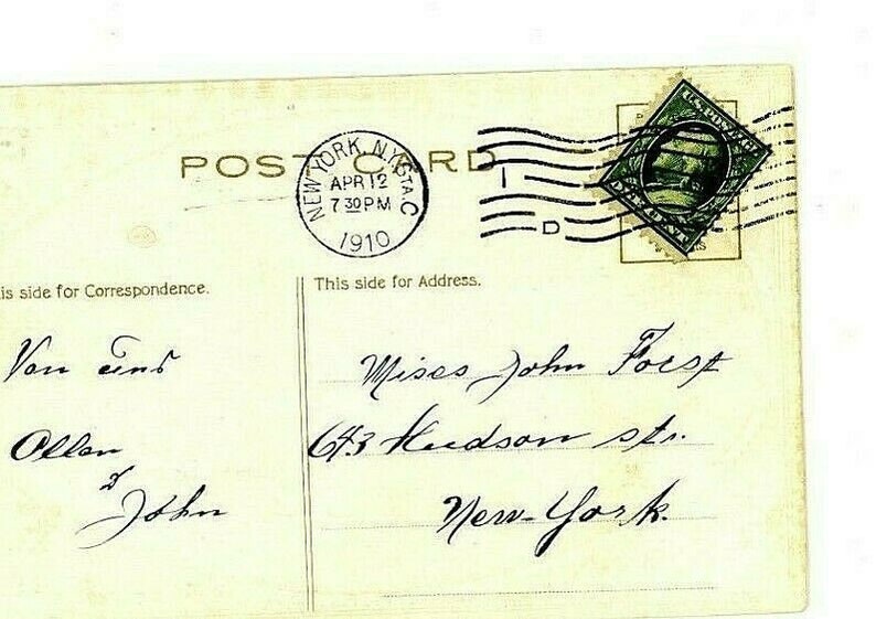 Postcard Early View of S.S. Hendrick Hudson, Hudson River, NY. P3 - Etsy
