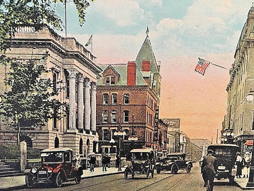Postcard Early View of State Street, Looking East, New London, CT W3 - Etsy