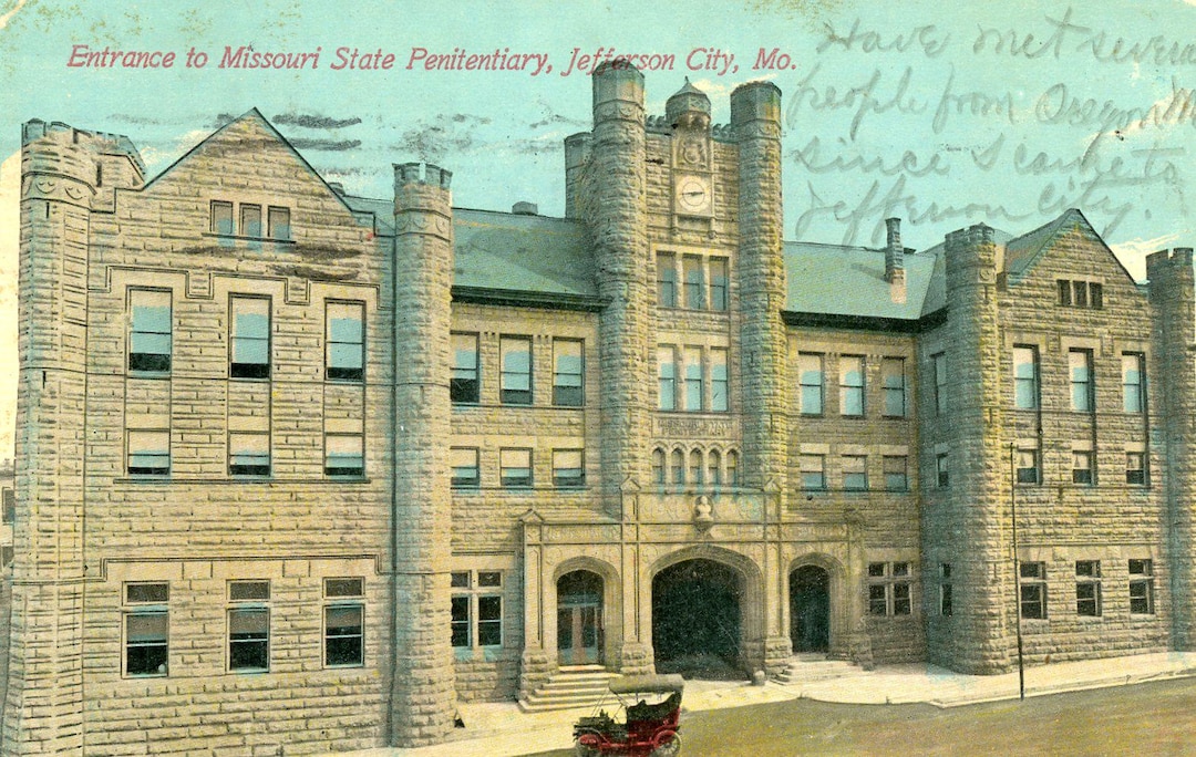 Postcard Early View of Entrance to Missouri State Penitentiary ...