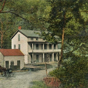 Postcard Antique View of Rip Van Winkle House in Catskills, NY. K3 - Etsy