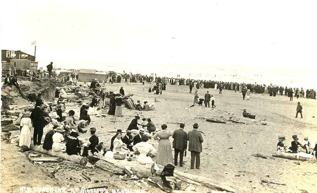 RPPC View of Moclips Beach in Mocclips, WA. Aa6 Postcard - Etsy
