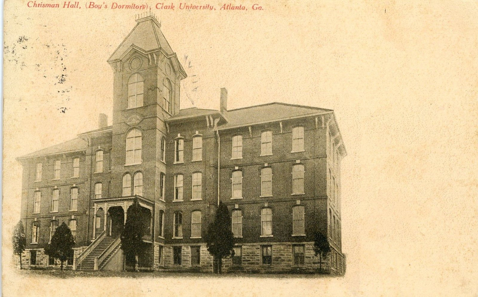 Postcard Early View of Chrisman Hall, Boy's Dormitory, Clark ...