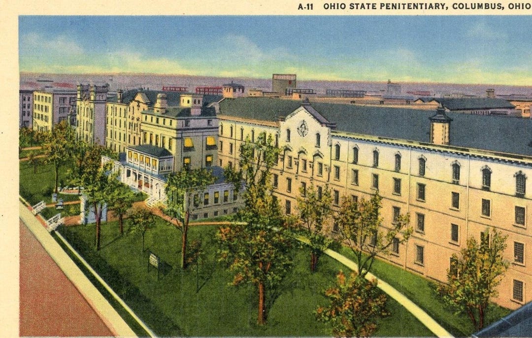 Postcard Early View of Ohio State Penitentiary , Columbus, OH. K5 - Etsy