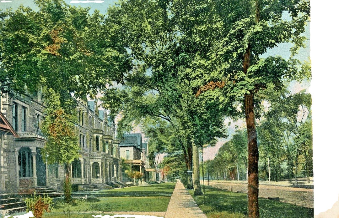 Postcard Antique Street View of Euclid Avenue, Cleveland, OH. L5 - Etsy