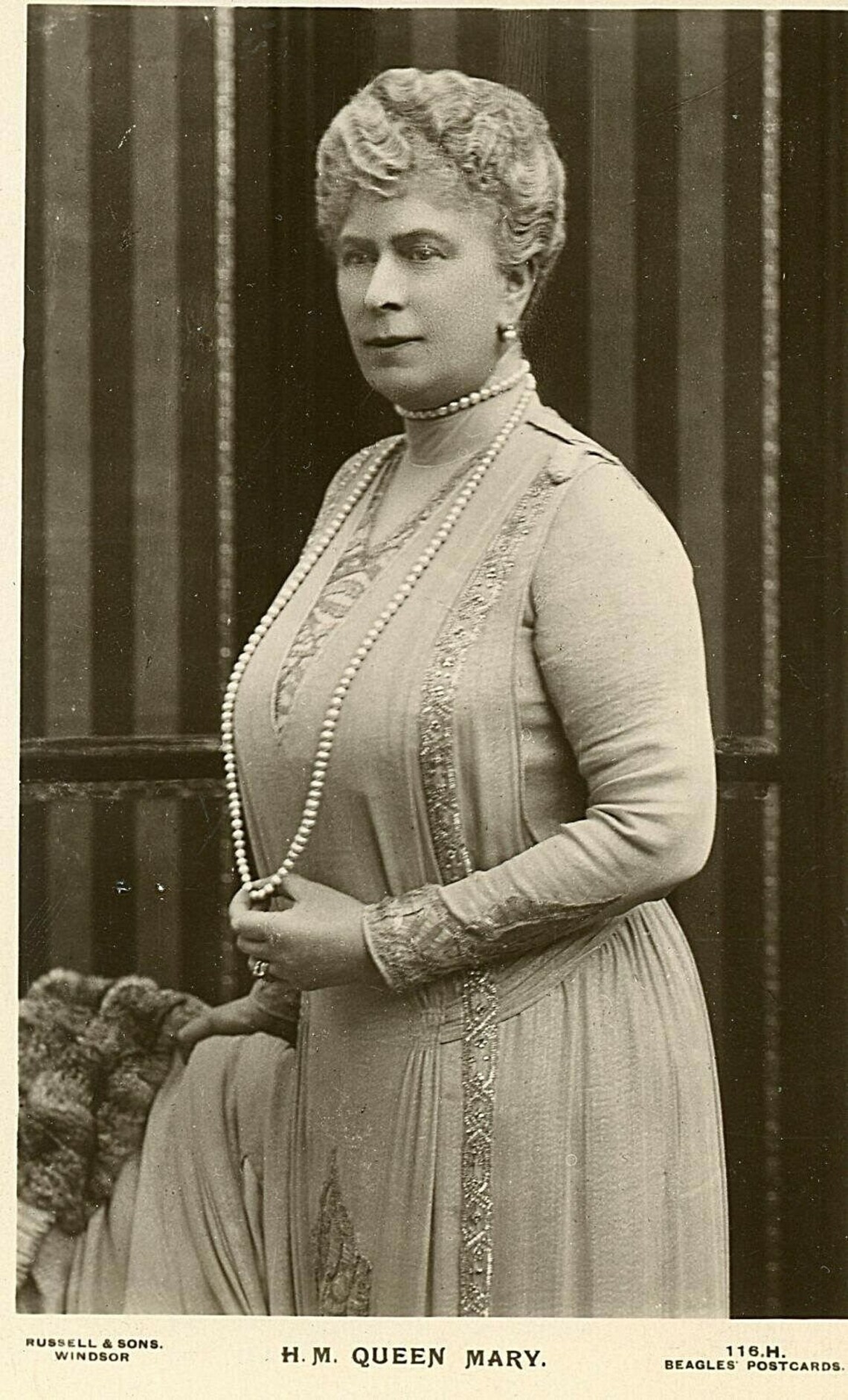 Postcard RPPC Queen Mary, by Russell & Sons Photographers. R4 - Etsy