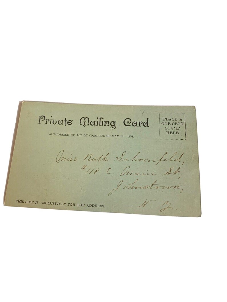 Postcard Antique Private Mailing Card . "greetings From Washington Dc ...
