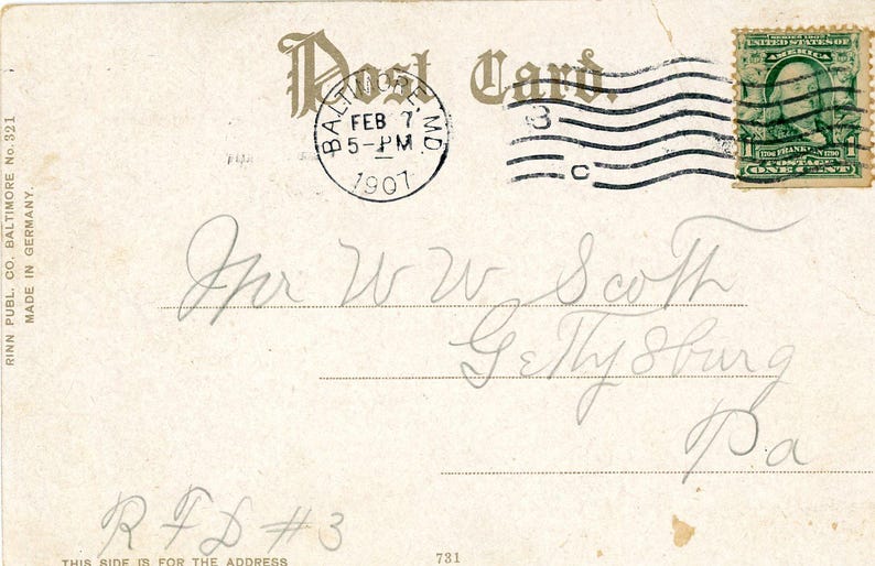 Postcard Antique View of P.O. Balto News & Equitable Building ...