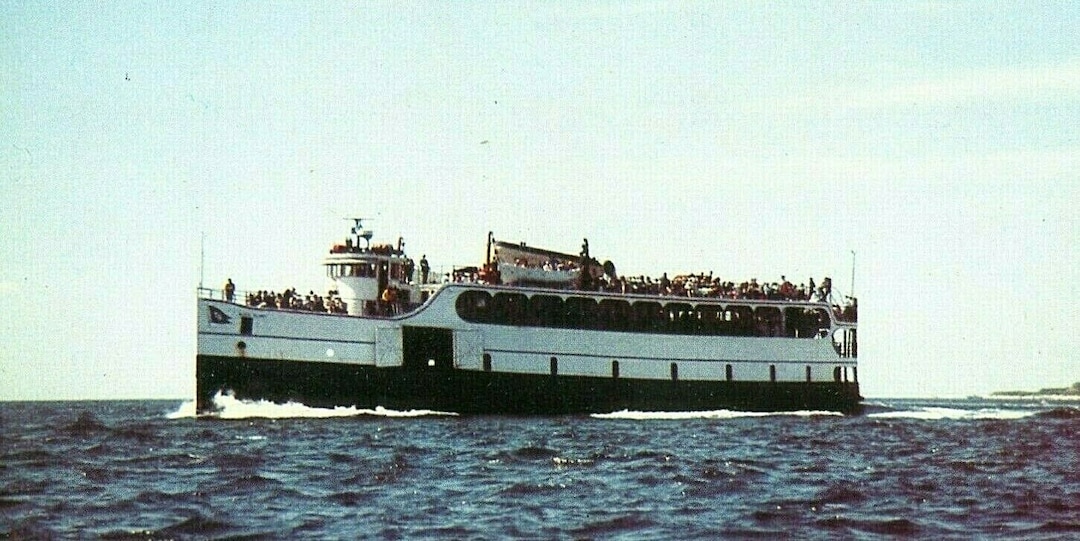 Vintage Block Island Ferry Postcard: Point Judith, RI - Etsy