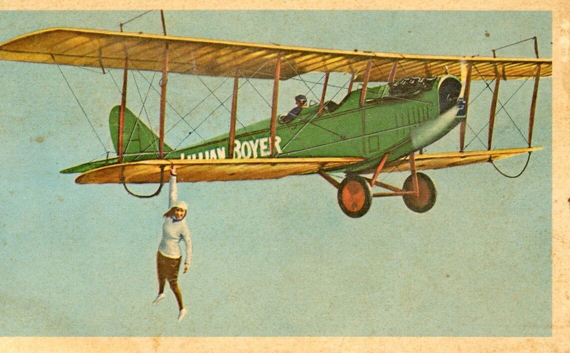 Postcard Early View of WW! Curtiss JN-4 Jenny Plane. L6 - Etsy