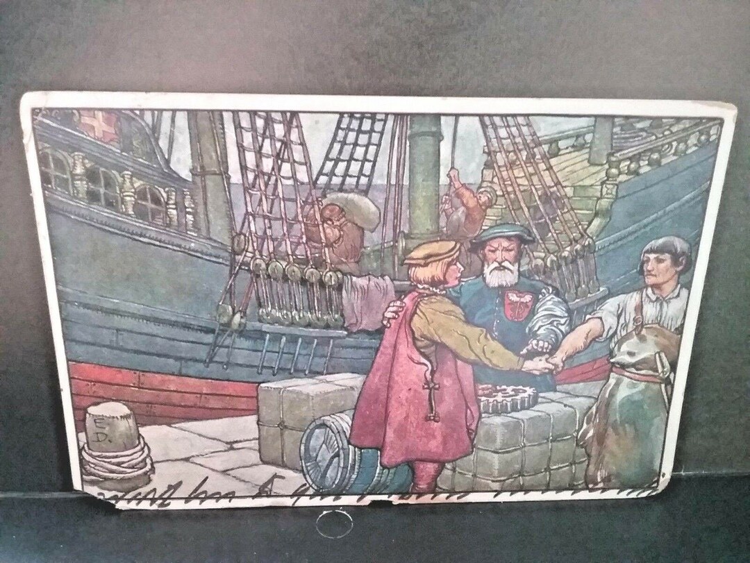 Postcard German Merchant Ship " Erster Deustcher Hansatag " 1911 - Etsy
