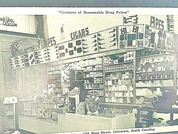 Postcard Eckerd Drug Store Cigar Counter in Columbia,… - Gem