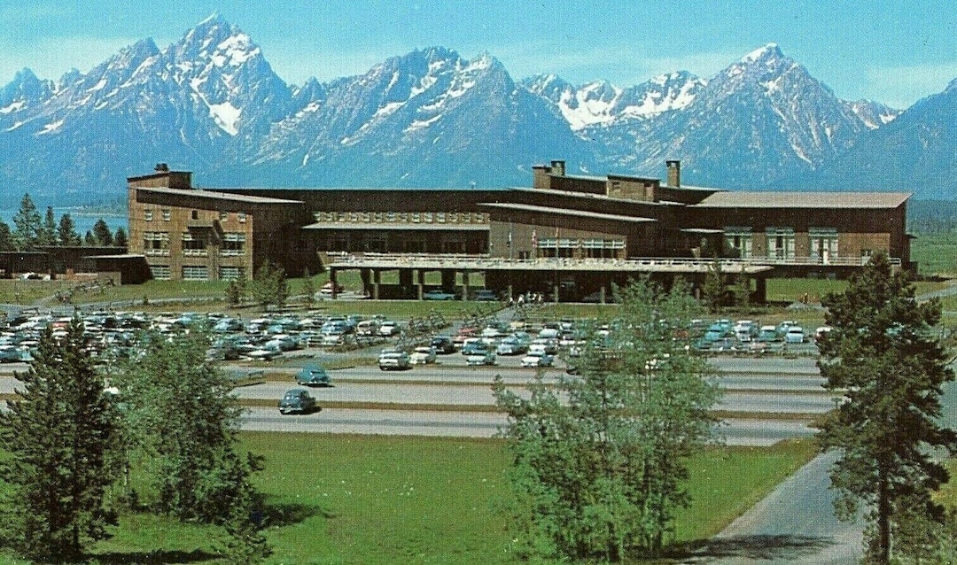 Postcard Jackson Lodge & Range, Grand Teton National Park, WY. P2 - Etsy