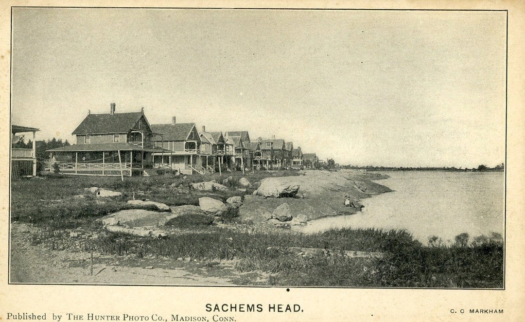 Postcard Antique View of Sachems Head in Madison, CT. L7 - Etsy