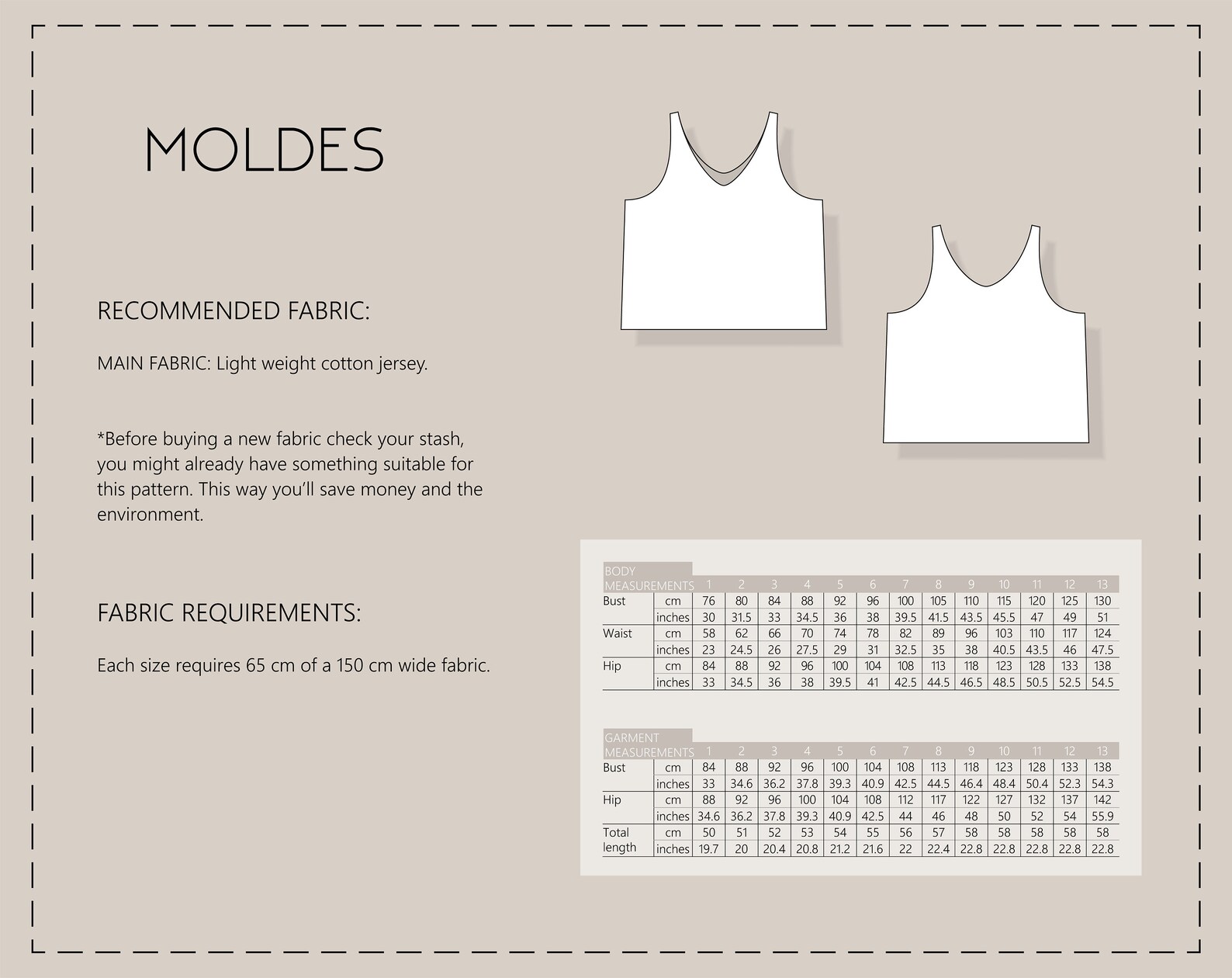 Inga Top Sewing Pattern PDF Digital Sewing Pattern Summer - Etsy