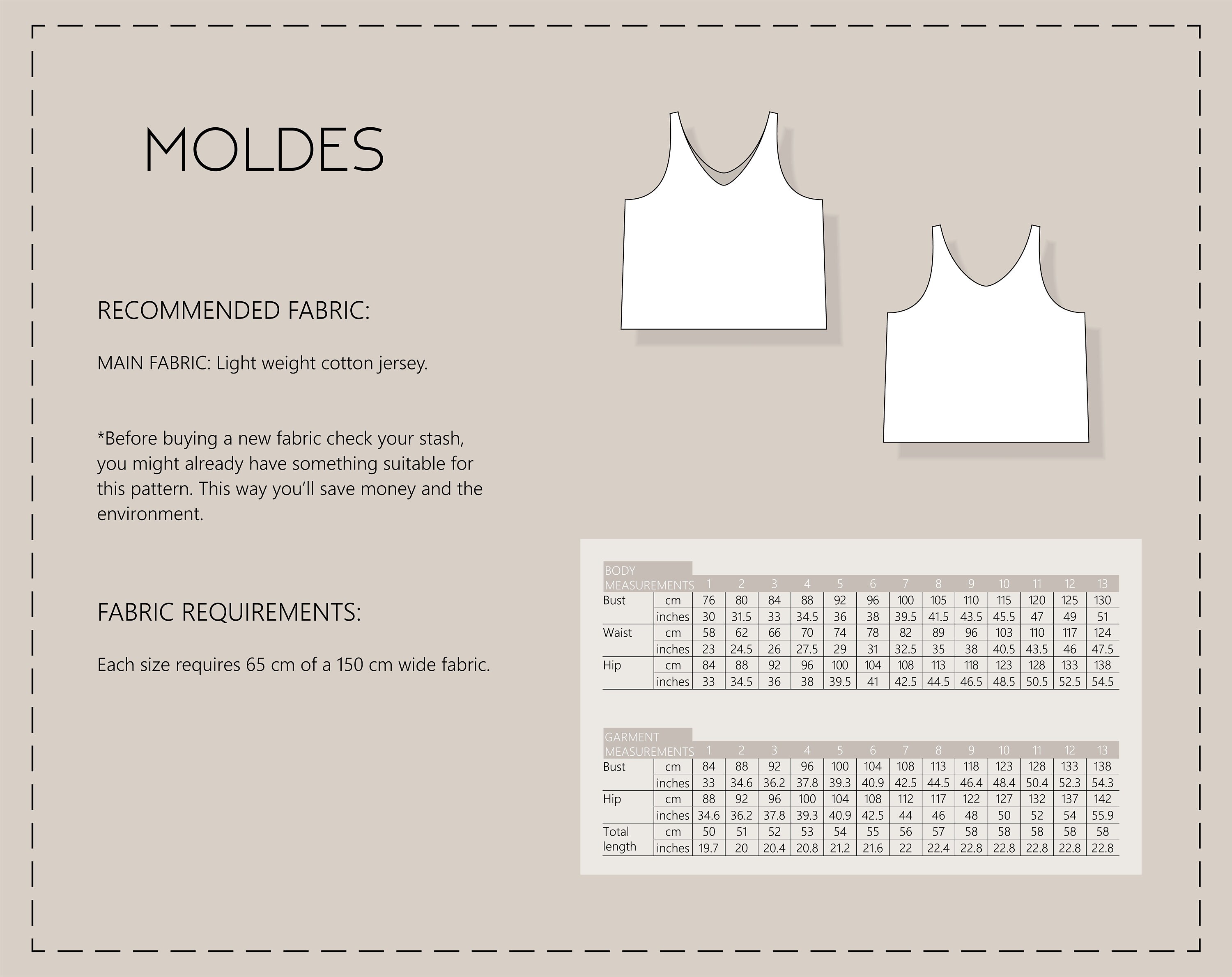 Inga Top Sewing Pattern PDF Digital Sewing Pattern Summer - Etsy