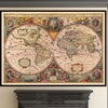 Old World Map - 1660 - Antique Map Fine Art Reproduction Print by ...