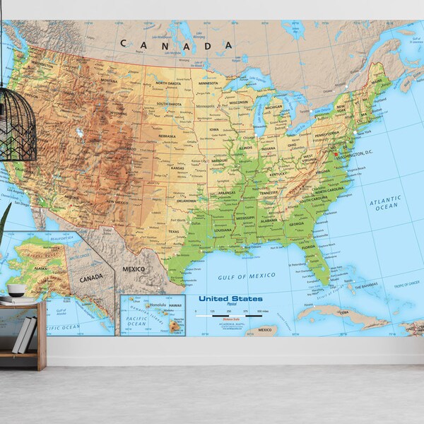Usa Map - Etsy