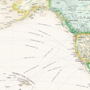 World Ocean & Sea Routes Map - | Large World Shipping Lanes Wall Map ...