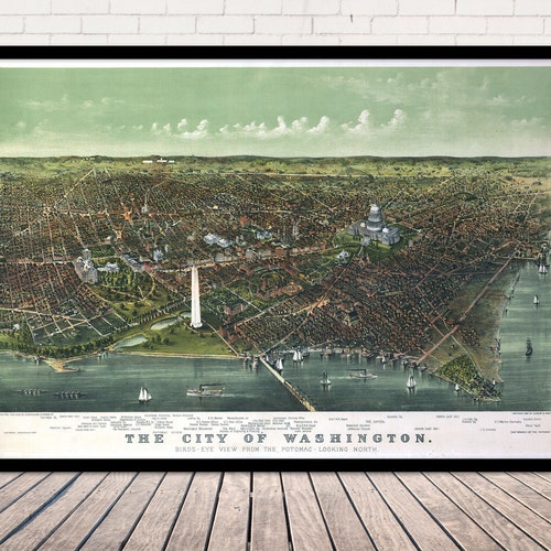 Fantasy Map of Washington DC - Etsy