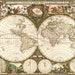 Old World Map 1660 Antique Map Fine Art Reproduction Print - Etsy