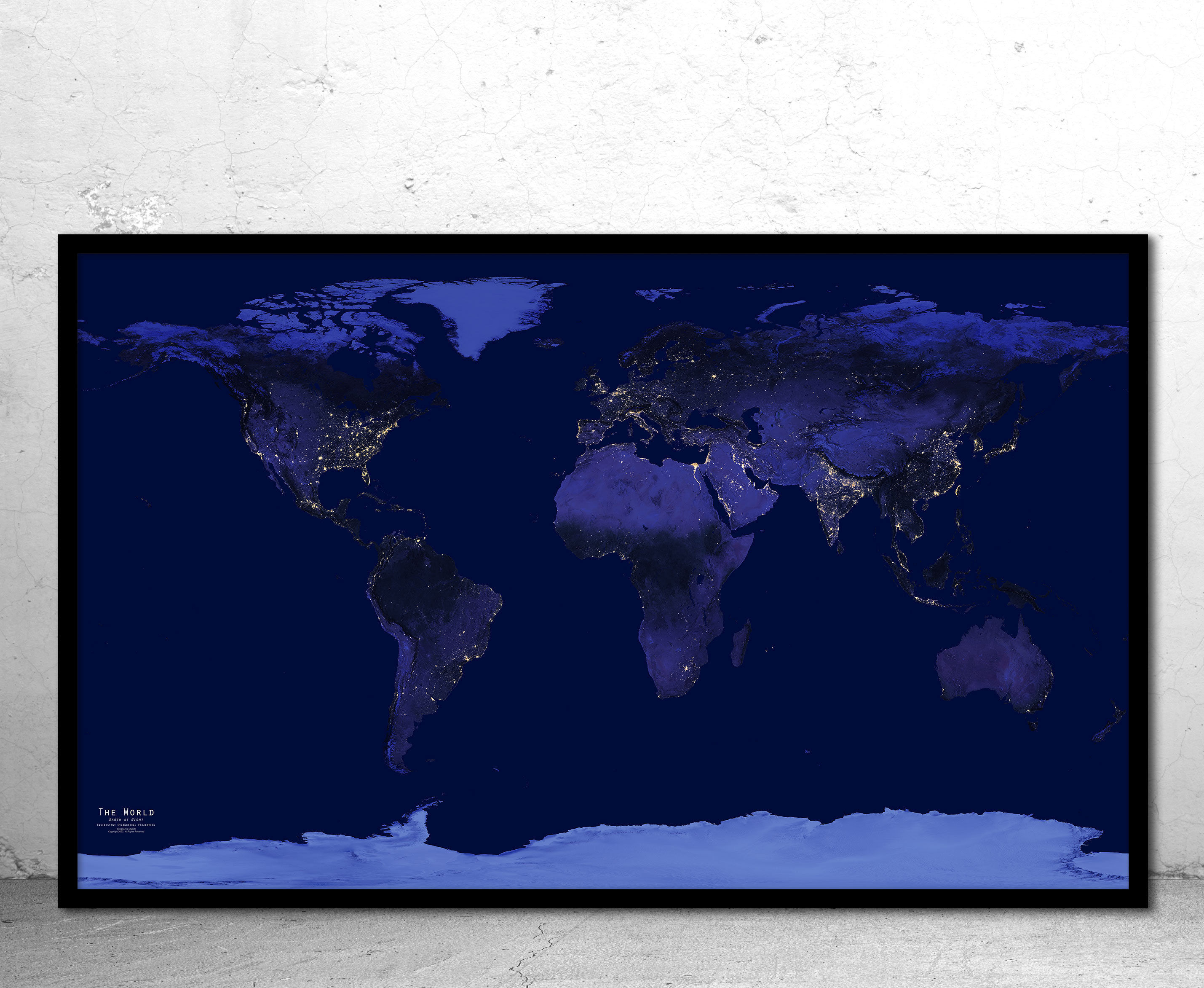 World Map High Res Nasa
