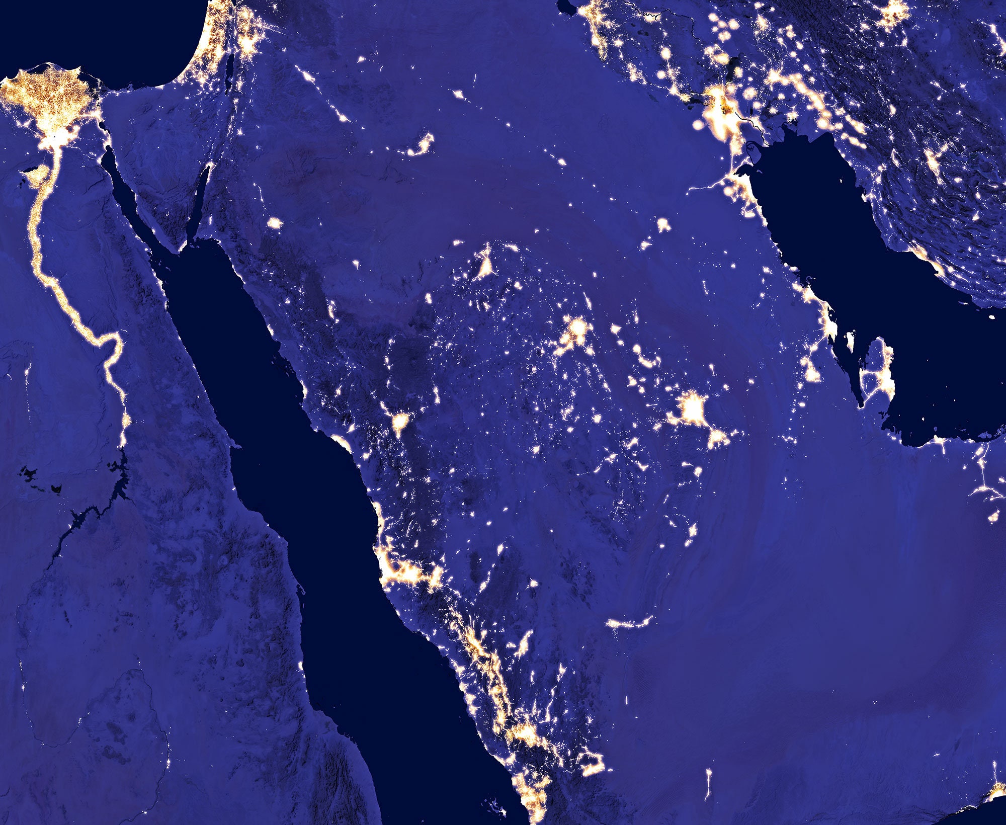 Earth at Night Wall Map - Glowing City Lights Satellite Image - Etsy