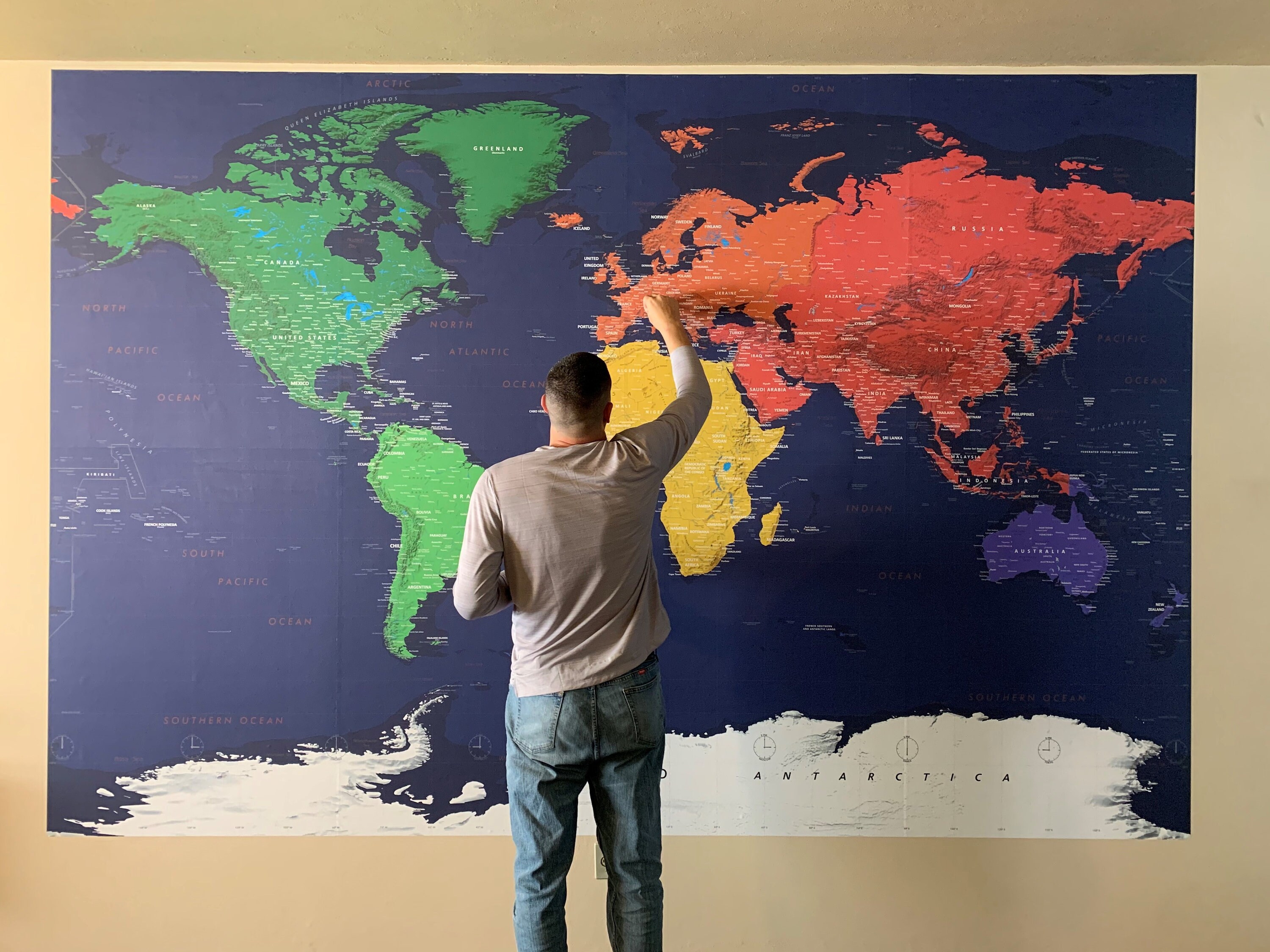 World Political Map Wallpaper