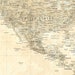Sepia Tone Giant World Map Wall Mural Removable Wallpaper Map of the ...