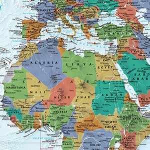 National Geographic World Map Wall Mural - Decorator Series - Giant ...