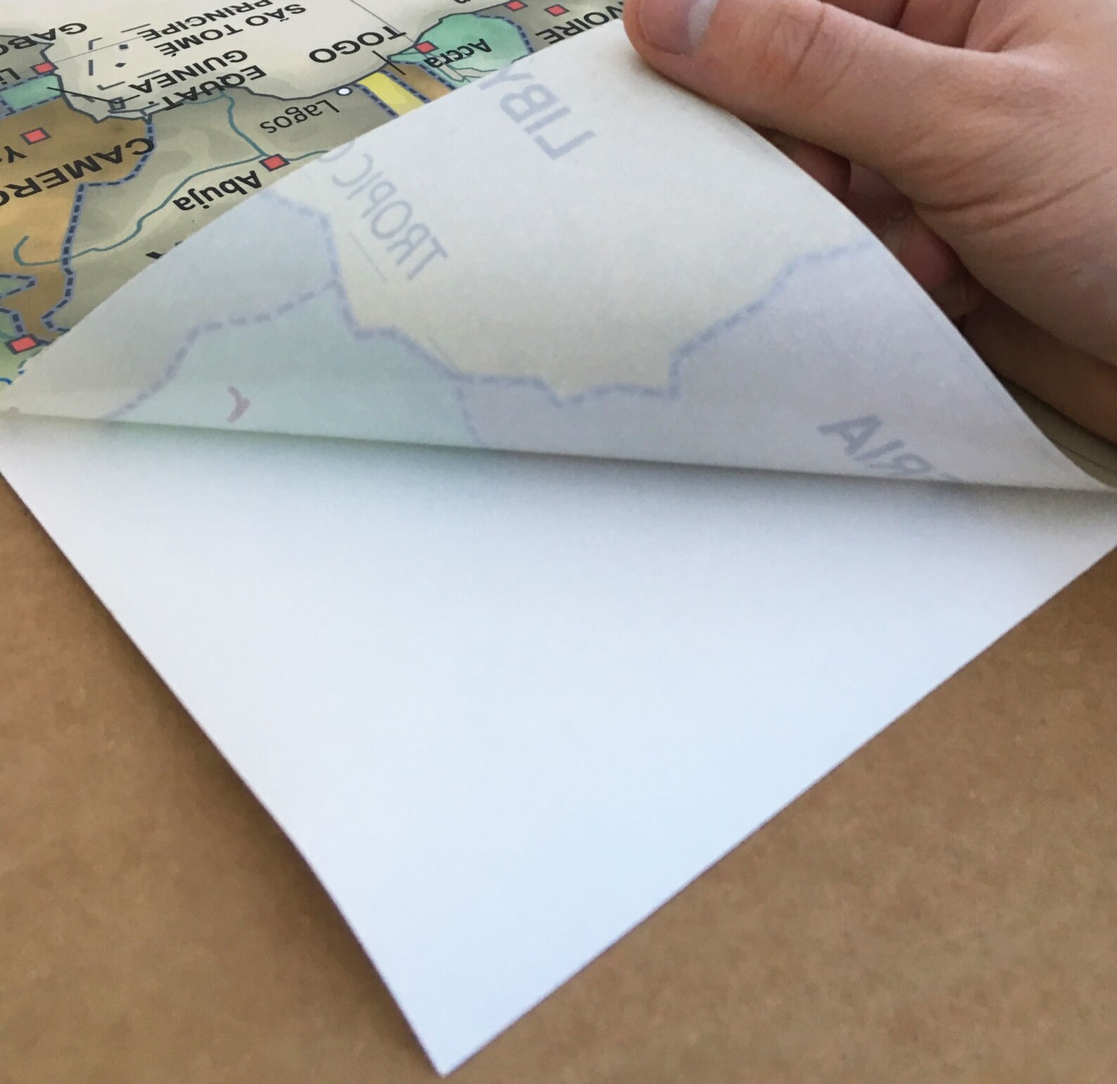 World Map Decal World Map Mural Detailed Gray Oceans - Etsy