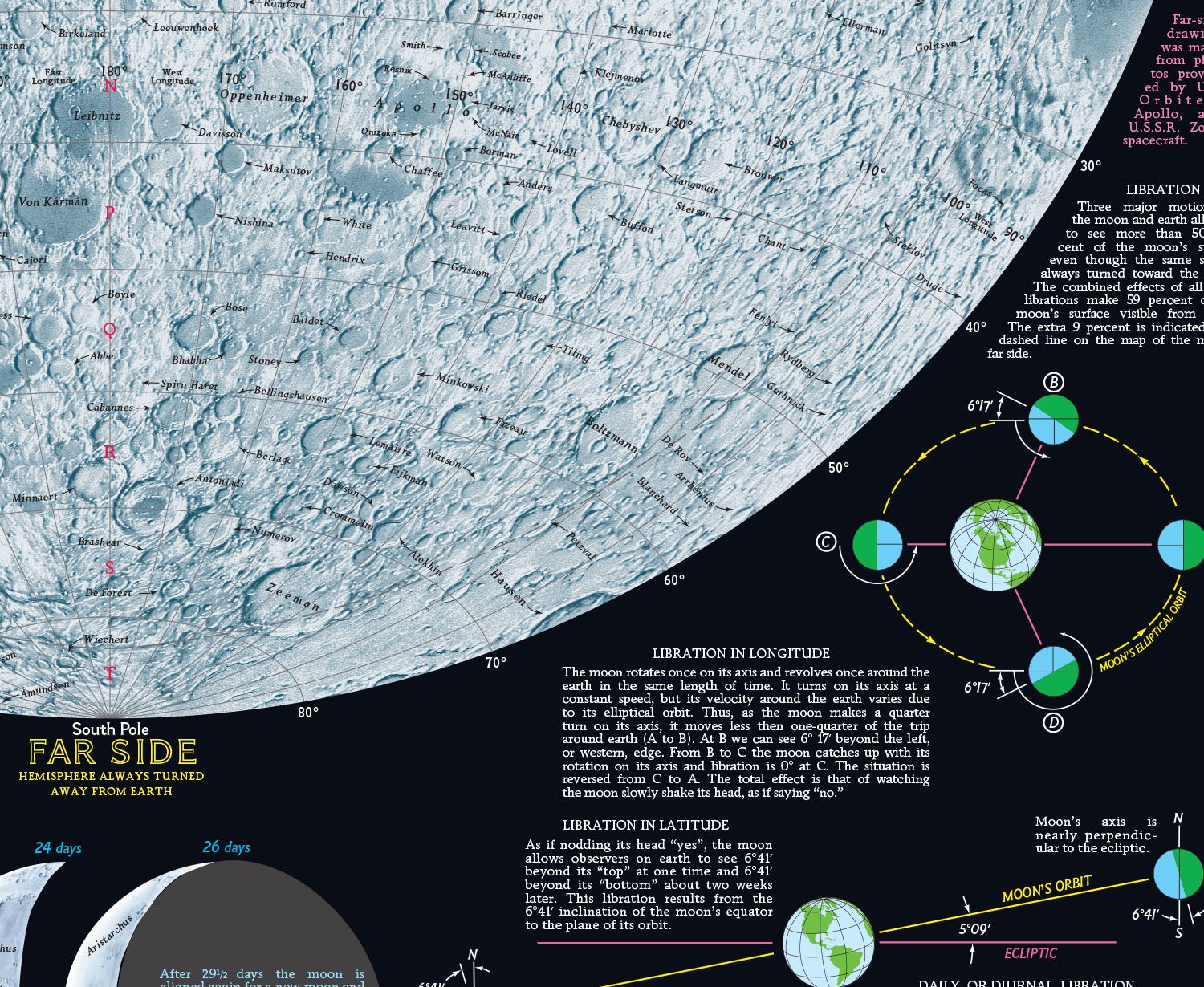 National Geographic Moon Map