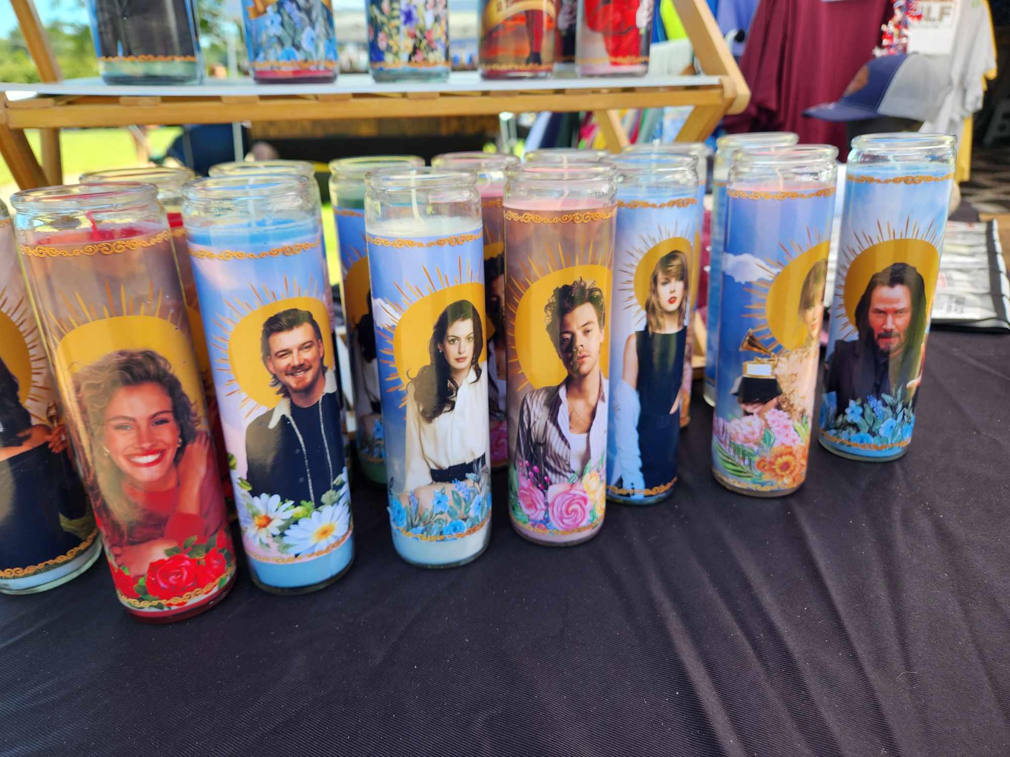 Billie Eilish Prayer Candle 3, Celebrity Prayer Candle, Celebrity Saint ...