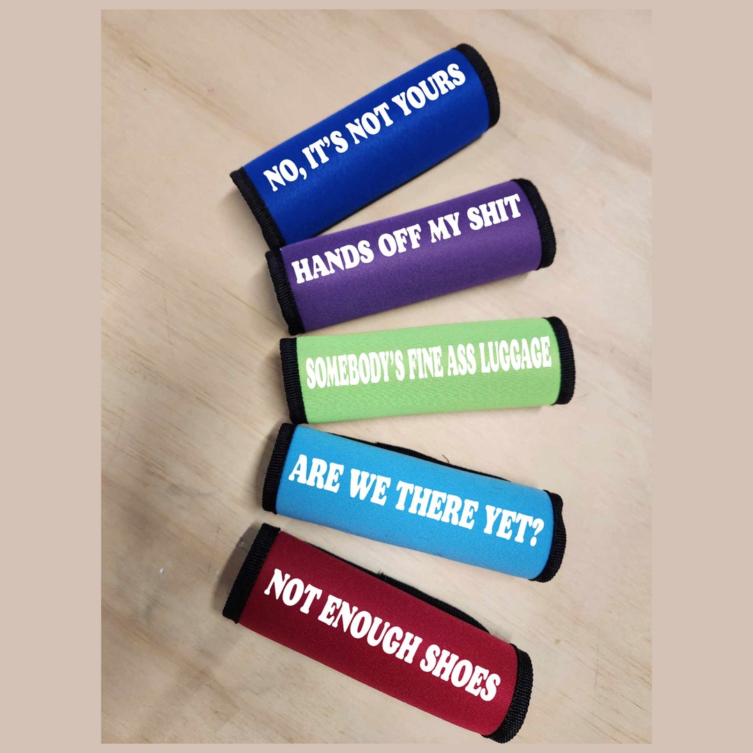 Custom Luggage Finder Funny Luggage Wrap Personalized Luggage Wrap Velcro Luggage Wrap
