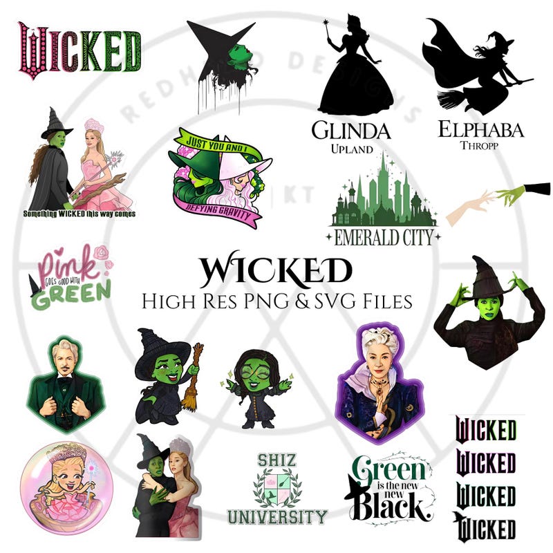 Wicked Glinda Silhouette - Etsy