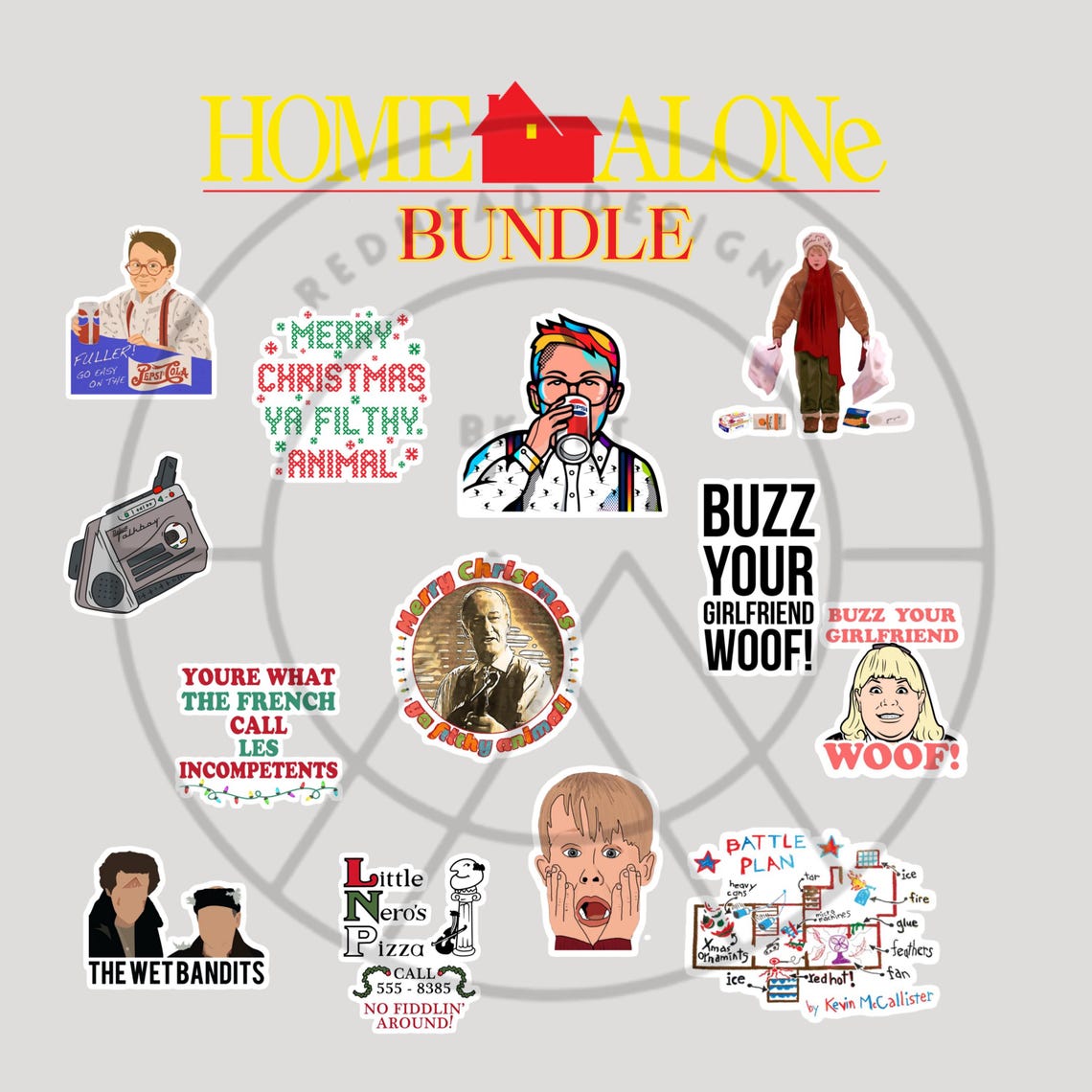 Home Alone SVG and PNG BUNDLE, Immediate Download - Etsy