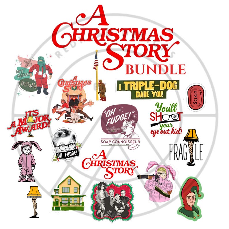 A Christmas Story PNG and SVG Bundle, Christmas, Funny, Trending - Etsy