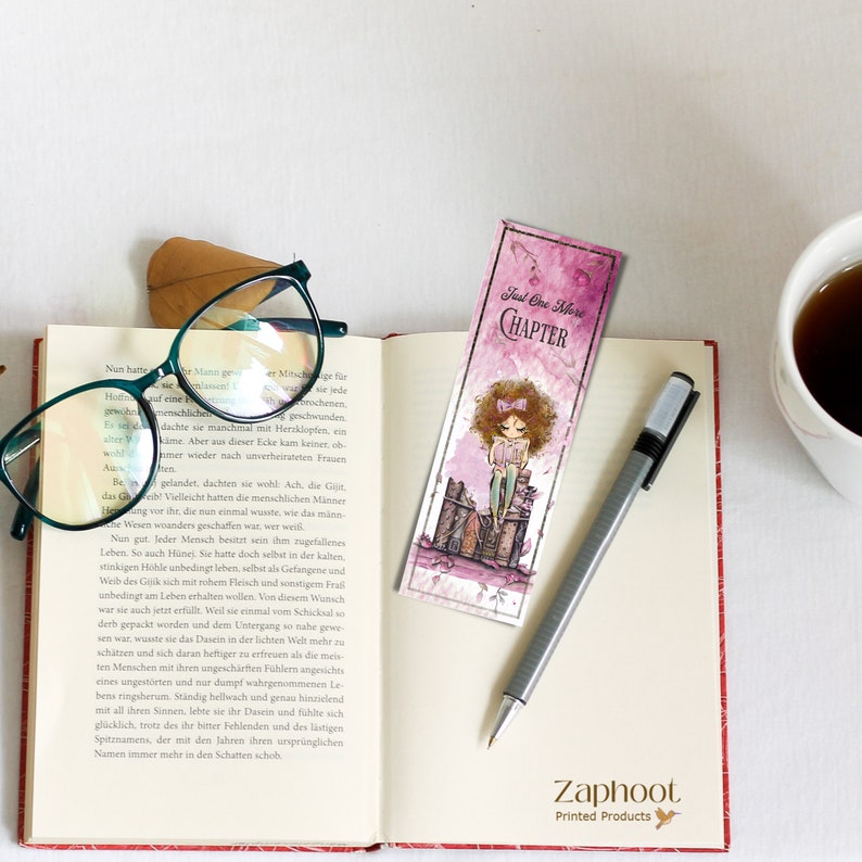 Printable Bookmarks Vintage Style Digital File Downloads Just One More ...