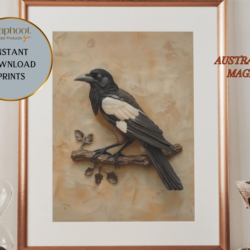 Magpie 3d - Etsy