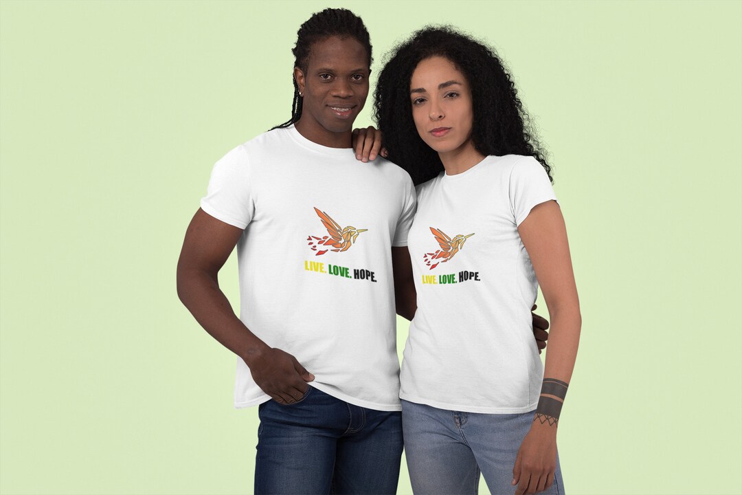 Live.love.hope Yardie Men T-shirt for Men Tees and Tops for Women T ...