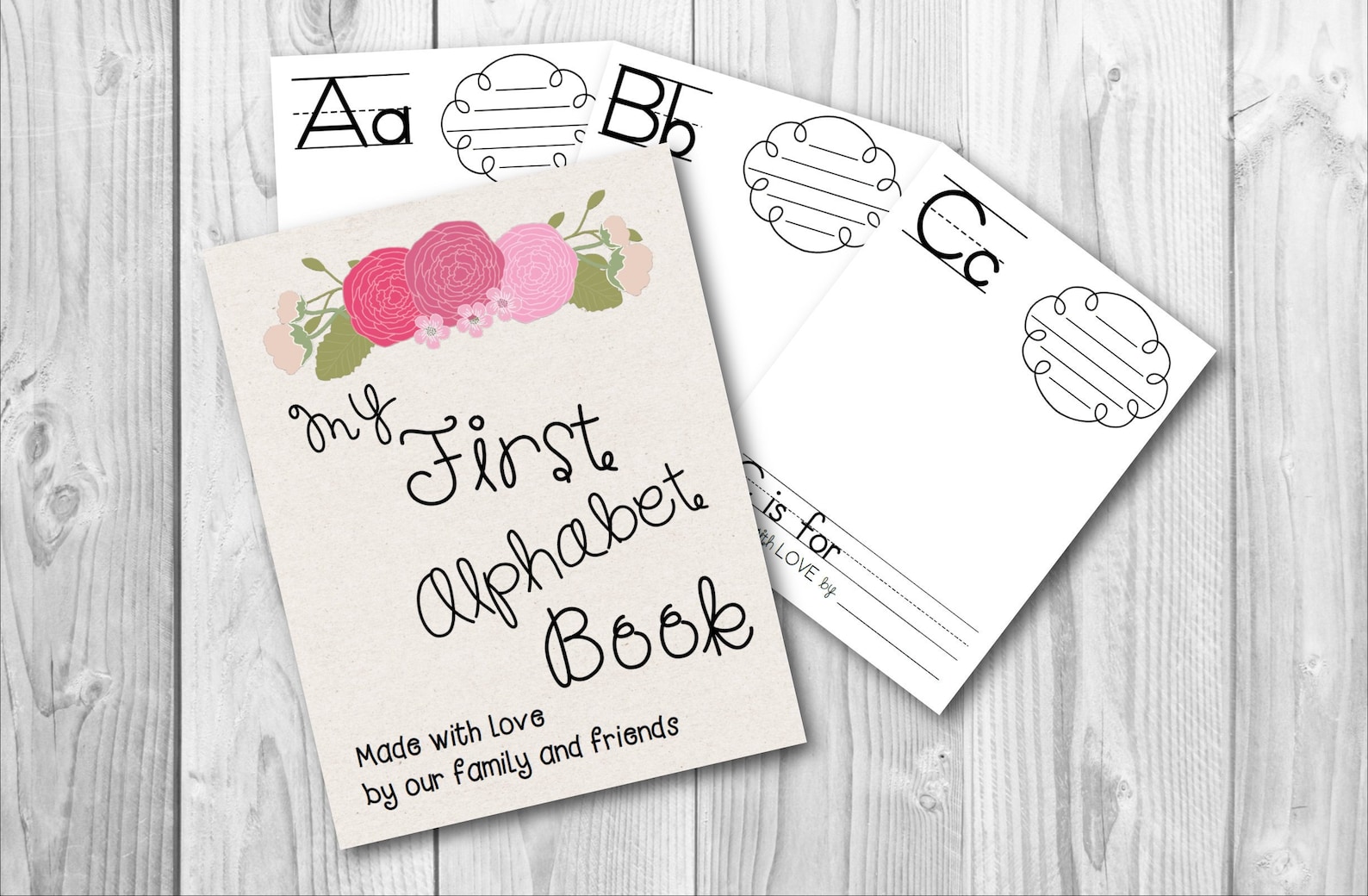 Baby's First ABC Book Printable ABC Book Baby's - Etsy