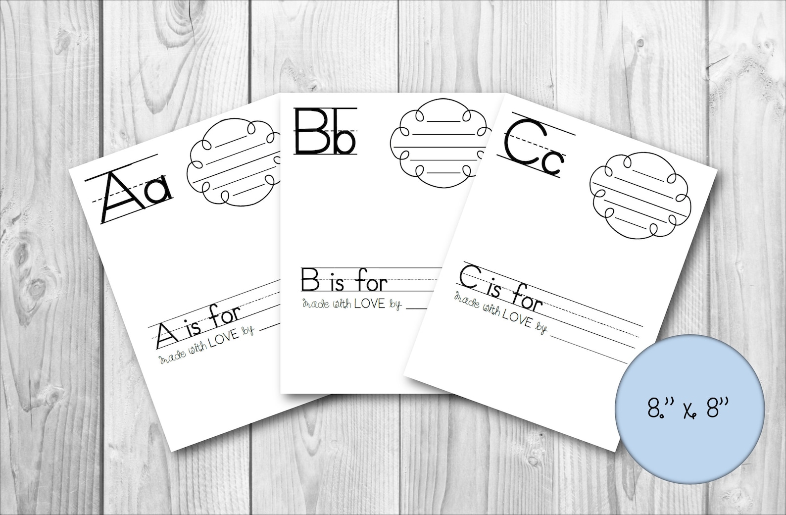 Baby's First ABC Book, Printable ABC Book, Baby's First Alphabet Book ...