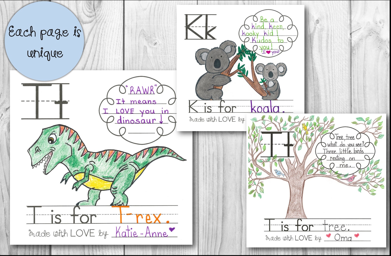 Baby's First ABC Book, Printable ABC Book, Baby's First Alphabet Book ...
