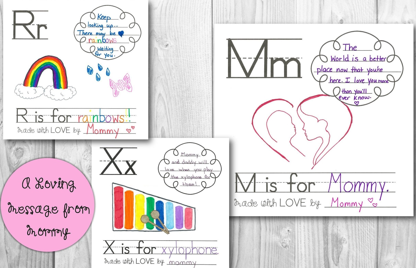 Baby's First ABC Book, Printable ABC Book, Baby's First Alphabet Book ...