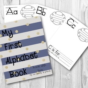 Baby's First ABC Book, Printable ABC Book, Baby's First Alphabet Book ...
