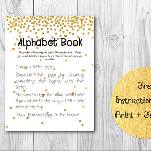 Baby's First ABC Book, Printable ABC Book, Baby's First Alphabet Book ...