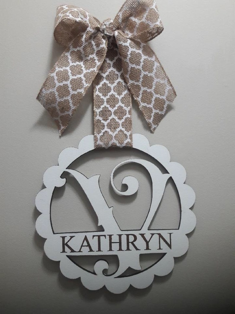 Monogram Door Hangers for Any Door Makes Great Personalization | Etsy